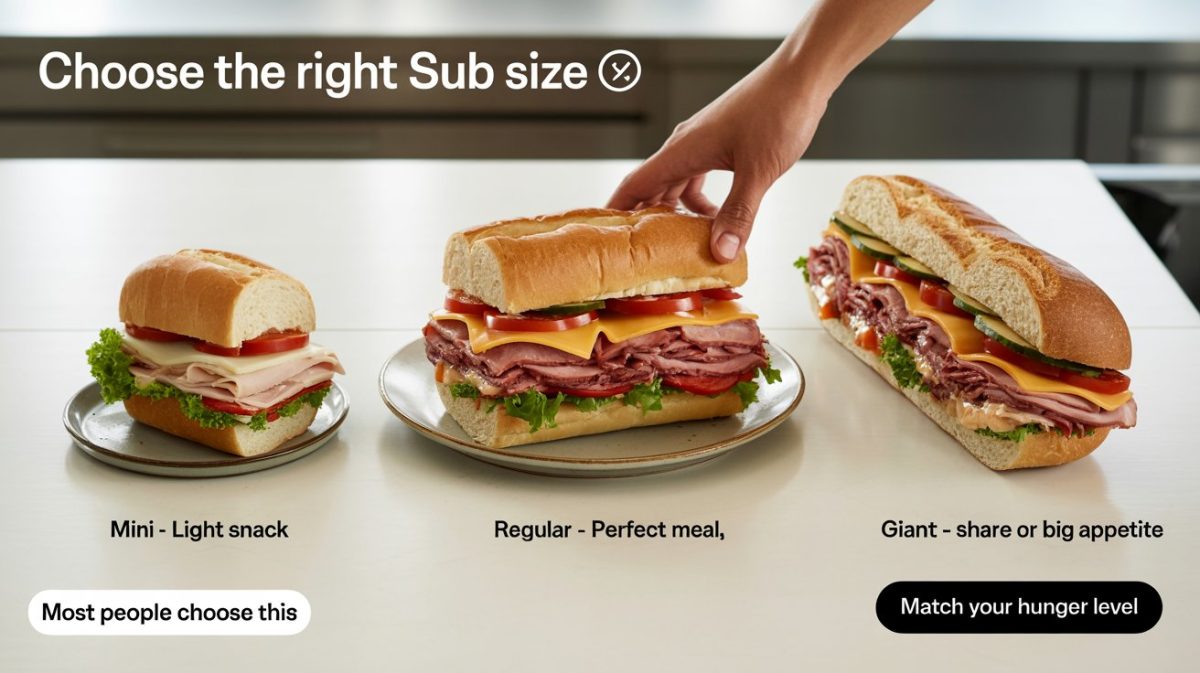 Jersey Mike’s Sub Sizes Chart: Regular vs Giant Explained
