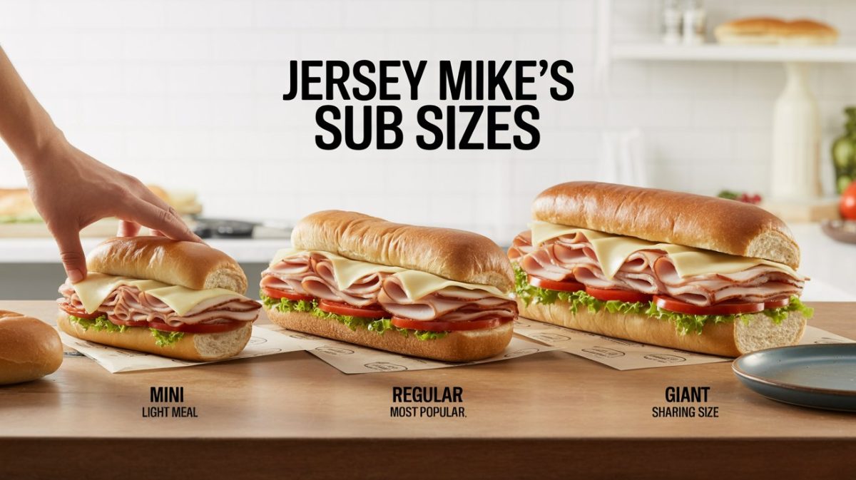 Jersey Mike’s Sub Sizes Chart: Regular vs Giant Explained