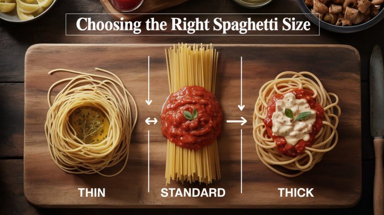Spaghetti Sizes Chart: Types, Thickness, and Serving Guide