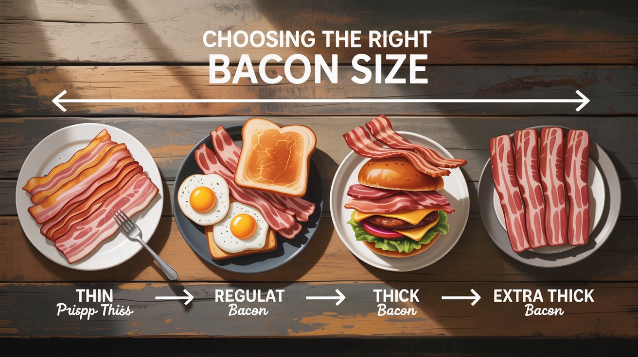 Bacon Size Chart: Types, Thickness, and Portion Guide