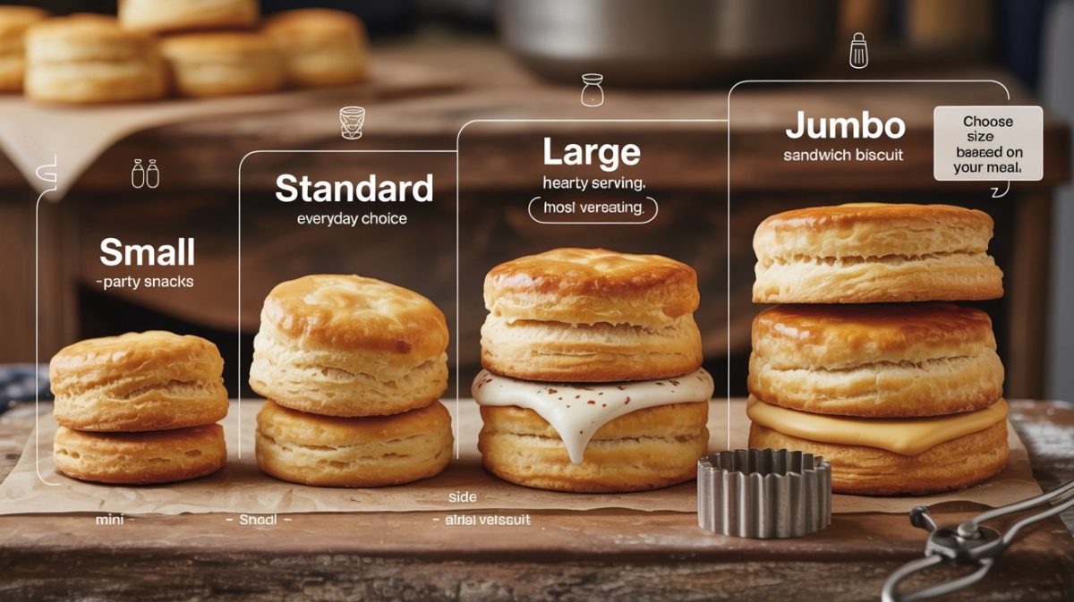 Biscuit Size Chart: Standard Sizes, Weights, and Serving Guide